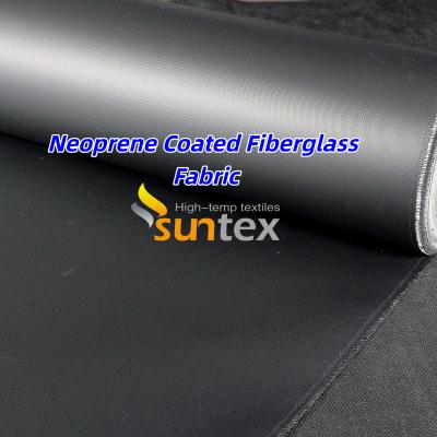 China 0.45mm Thickness Neoprene Coated Fiberglass Fabric with High Temperature Resistance and Fire Retardant Properties for sale