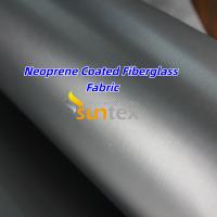 China 0.45mm Thickness Neoprene Coated Fiberglass Fabric with High Temperature Resistance and Fire Retardant Properties for sale
