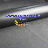 China High Temperature Resistance Flame Retardant Neoprene Coated Fiberglass Fabric for Flexible Fabric Connector for sale