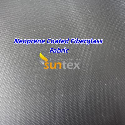 China High Temperature Resistance Flame Retardant Neoprene Coated Fiberglass Fabric for Chemical Resistant Flexible Fabric Connector for sale