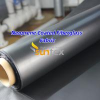 China High Temperature Resistance Chemical Resistant Flame Retardant Neoprene Coated Fiberglass Fabric for Insulation Shield for sale