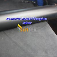 China High Temperature Resistance Neoprene Coated Fiberglass Fabric for Chemical Resistant Flame Retardant Fire Blanket for sale