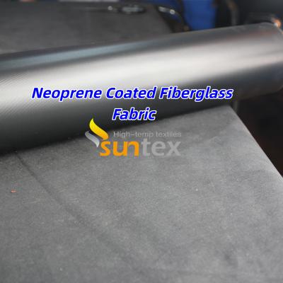 China High Temperature Resistance Neoprene Coated Fiberglass Fabric for Chemical Resistant Flame Retardant Fire Blanket for sale