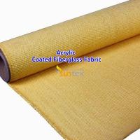 China Acrylic Coated Fire Resistant Fiberglass Fabric with 550 Degree C Temperature Resistance for Welding Blankets - Easy to Sew and Cut for sale
