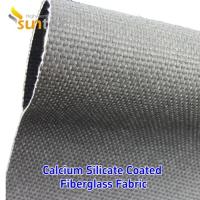 China 700C High Temperature Calcium Silicate Coated Fiberglass Fabric for Expansion Joint for sale
