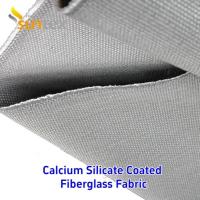 China High Temperature Resistant High Silica Fiberglass Fabric Cloth Calcium Silicate Coated Fiberglass High Temperautre Fabric for sale
