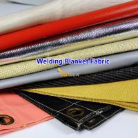 China Custom Size High Temperature Resistant Acrylic Coated Welding Blanket for Fire Protection for sale