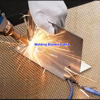 China 100% Fiberglass Welding Blanket High Heat Resistance Fire Blanket Welding Pads for sale