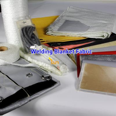China 100% Fiberglass Welding Blanket Fireproof Blanket with 550°C Heat Resistance and Acrylic Coating for sale
