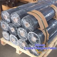 China Waterproof and Fireproof Silicone Coated Fiberglass Fabric with High Temperature Resistance for Industrial Applications for sale
