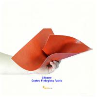China High Strength Silicone Coated Fiberglass Fabric with High Temperature Resistance Fireproof and Anti-tear Properties for sale