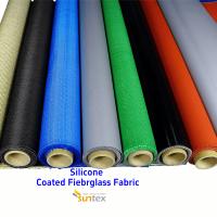 China High Temperature Resistant Fireproof Silicone Coated Fiberglass Fabric Anti-tear Fire Blanket for Electric Vehicles for sale