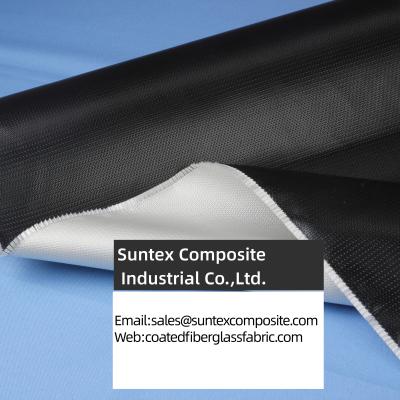 China Double Sided Twill Woven High Temperature Resistant E-Glass Silicone Coated Fiberglass Fabric for sale