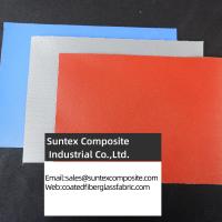 China Fireproof High Temperature Resistance Silicone Coated Fiberglass Fabric with Customizable Width for sale
