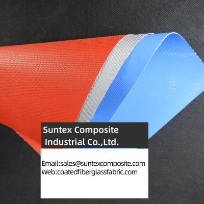 China High-Temperature Fireproof Silicone Coated Fiberglass Fabric with Corrosion Resistance for sale