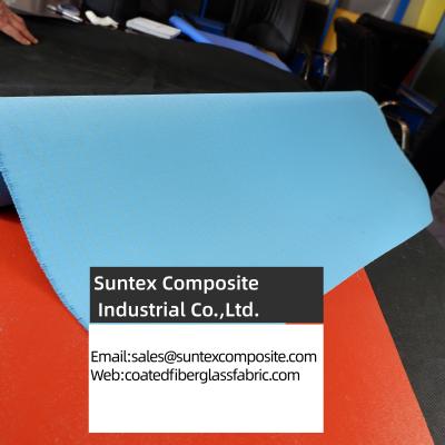 China Heat Resistant Silicone Coated Fiberglass Fabric with 4H Satin Weave and 550°C Temperature Resistance for sale