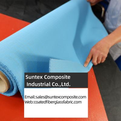 China Fire Prevention High Temperature Resistant Corrosion Resistant Silicone Coated Industrial Fiberglass Fabric for sale