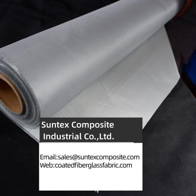 China Fireproof High Temperature Resistance 4H Satin Weave Silicone Coated Fiberglass Fabric for Industrial Applications for sale