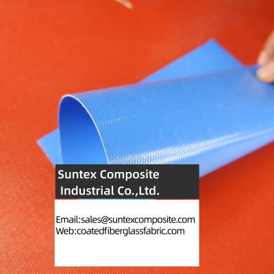 China Fireproof Heat-Resistant Silicone Coated Fiberglass Fabric with 550°C Temperature Resistance for sale