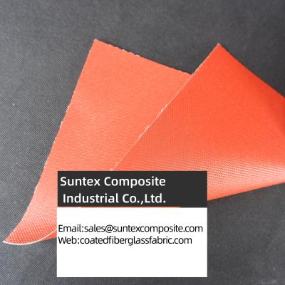 China Heat Resistant High Temperature Fireproof Silicone Coated Fiberglass Fabric for Industrial Applications for sale