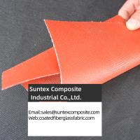 China High Temperature Resistant Fireproof Silicone Coated Fiberglass Fabric for Thermal Insulation Cover for sale