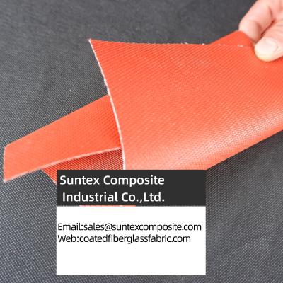 China High Temperature Resistant Fireproof Silicone Coated Fiberglass Fabric for Thermal Insulation Cover for sale