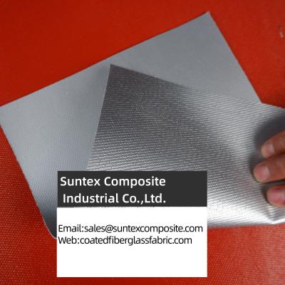 China Two Side Silicone Rubber Coated Fiberglass Cloth with High Temperature Resistance (550°C) and Alkali Free E-Glass Material for sale