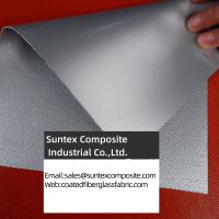 China High Temperature Resistant Fireproof Anti-tear Silicone Coated Fiberglass Fabric for Industrial Applications for sale