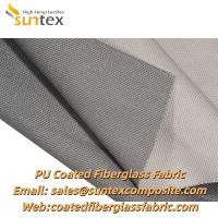 China High Temperature Resistant Fire Resistant Polyurethane Coated Fiberglass Cloth for Fireproof Fabric for sale