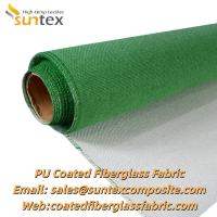 China Waterproof Flame Retardant Anti-Static PU Coated Fiberglass Fabric for Welding Blankets and Fireproof Cloth for sale