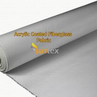 China Acrylic Coated Fire Resistant Fiberglass Fabric with 550 Degree C Temperature Resistance for Easy to Sew and Cut Welding Blanket for sale