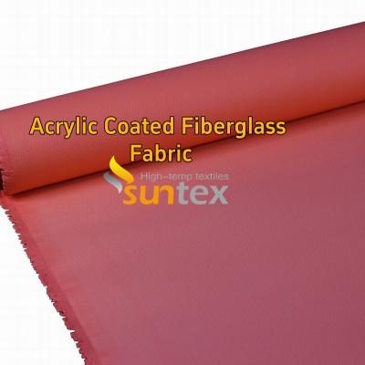 China 550 Degree C Temperature Resistance Acrylic Coated Fiberglass Fabric Easy to Sew and Cut Fire Resistant Welding Blanket for sale