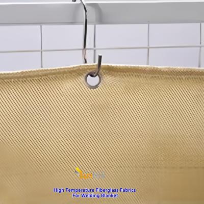 China Flame Retardant Fiberglass Welding Blanket Heat Resistant up to 550°C Acrylic Coated Fire Blanket for sale