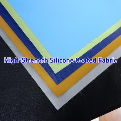 China 590 g/sqm 0.45 mm Fire Resistance Silicone Coated Fiberglass Fabric for Thermal Insulation for sale