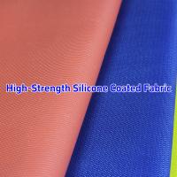 China Heat Resistant Fireproof High Strength Silicone Coated Fiberglass Fabric for Thermal Insulation for sale