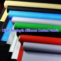 China Multiple Colors Customized Smoke Blocking Fireproof Silicone Coated Fiberglass Fabric for Heat Resistant Insulation for sale