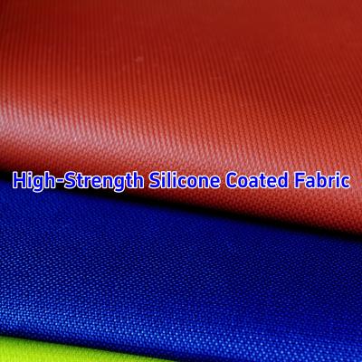 China High Temperature Resistance Fireproof Silicone Coated Fiberglass Fabric with 590 g/sqm Weight for Heat Resistant Insulation for sale