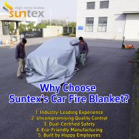 China Gray EV Car Fire Blanket with 550℃/1000℃ Thermal Resistance and Oxygen Deprivation for Fire Safety for sale