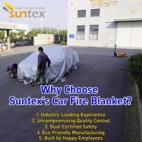 China 1200℃ Temperature Resistant EV Car Fire Blanket with Oxygen Deprivation and 550℃/1000℃ Thermal Resistance for sale