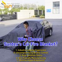 China Custom Gray EV Car Fire Blanket with 550℃/1000℃ Thermal Resistance for Oxygen Deprivation Fire Control for sale