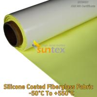 China Fire Prevention Silicone Coated Fiberglass Fabric for sale