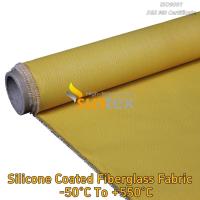 China Colored Silicone Coating Fiberglass Cloth Silicon Coated With Fiberglass Fabric for sale