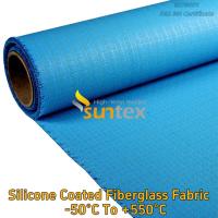 China Low Price Wholesale Silicone Coated Fabric High Temperature Resistant Fireproof Fiberglass Cloth for sale
