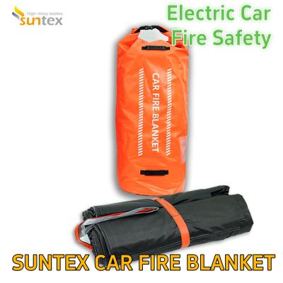 China Electric Vehicle Fire Blanket Welding protection Silicone Fiberglass Cloth for sale