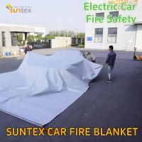China Cross Border Car Fire Blanket Portable High Temperature Resistant and Flame-retardant Fiberglass for sale