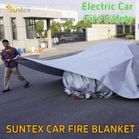 China Car Fires 6 X 8 M Fire Blanket for Ev Car 19.8 X 26 Ft Electric Vehicles Fire Blankets for sale