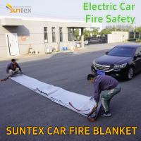 China Advanced 6*8M Fiberglass Fire Blanket for EV Battery Fires for sale