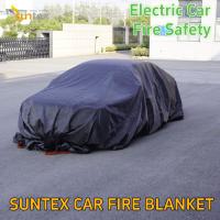 China Suntex High Quality Large Electric Vehicle EV Fire Blanket Roll Made of Durable Fiberglass for sale