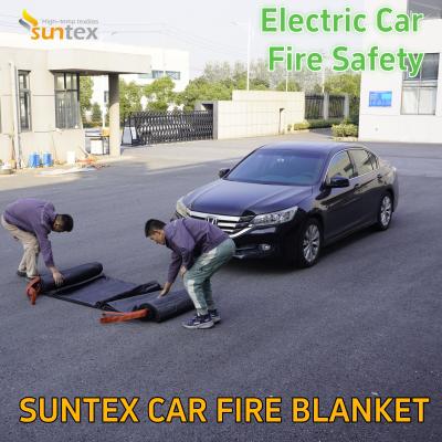 China New Energy Electric Car Charging Station Fire Blanket Firefighting Vehicle Fiberglass for sale