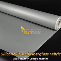 China Fire Retardant Double Sided Silicone Coated Fiberglass Fabric for Heat Insulation Applications for sale